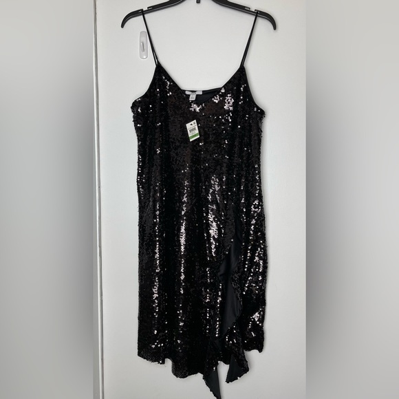 Bar III | Dresses | Nwt Bar Iii Black Sequin Dress | Poshmark